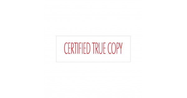 Certified True Copy Stock Stamp 4911/81 38x14mm | Rubber Stamps Online ... Certified True Copy Stock Stamp 4911/81 38x14mm | Rubber Stamps Online ...